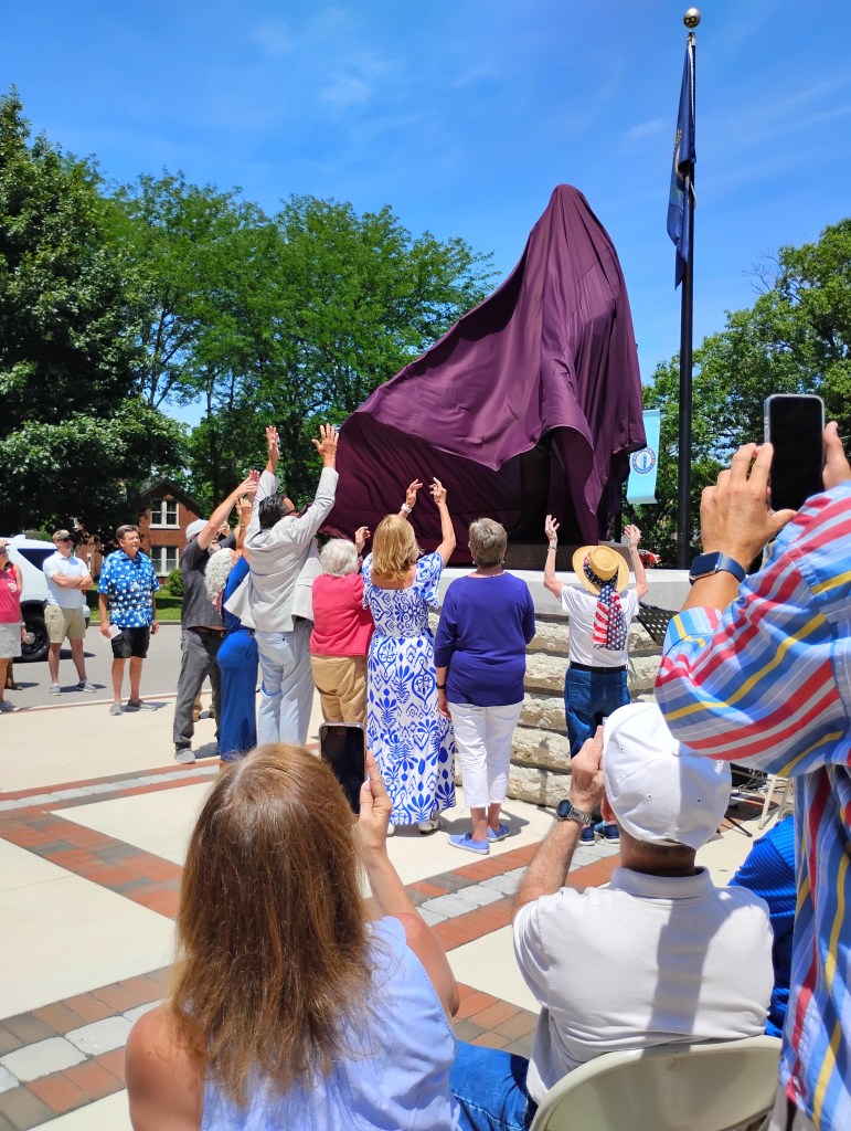 Celebrating the Unveiling of General Thomas Statue in Fort Thomas