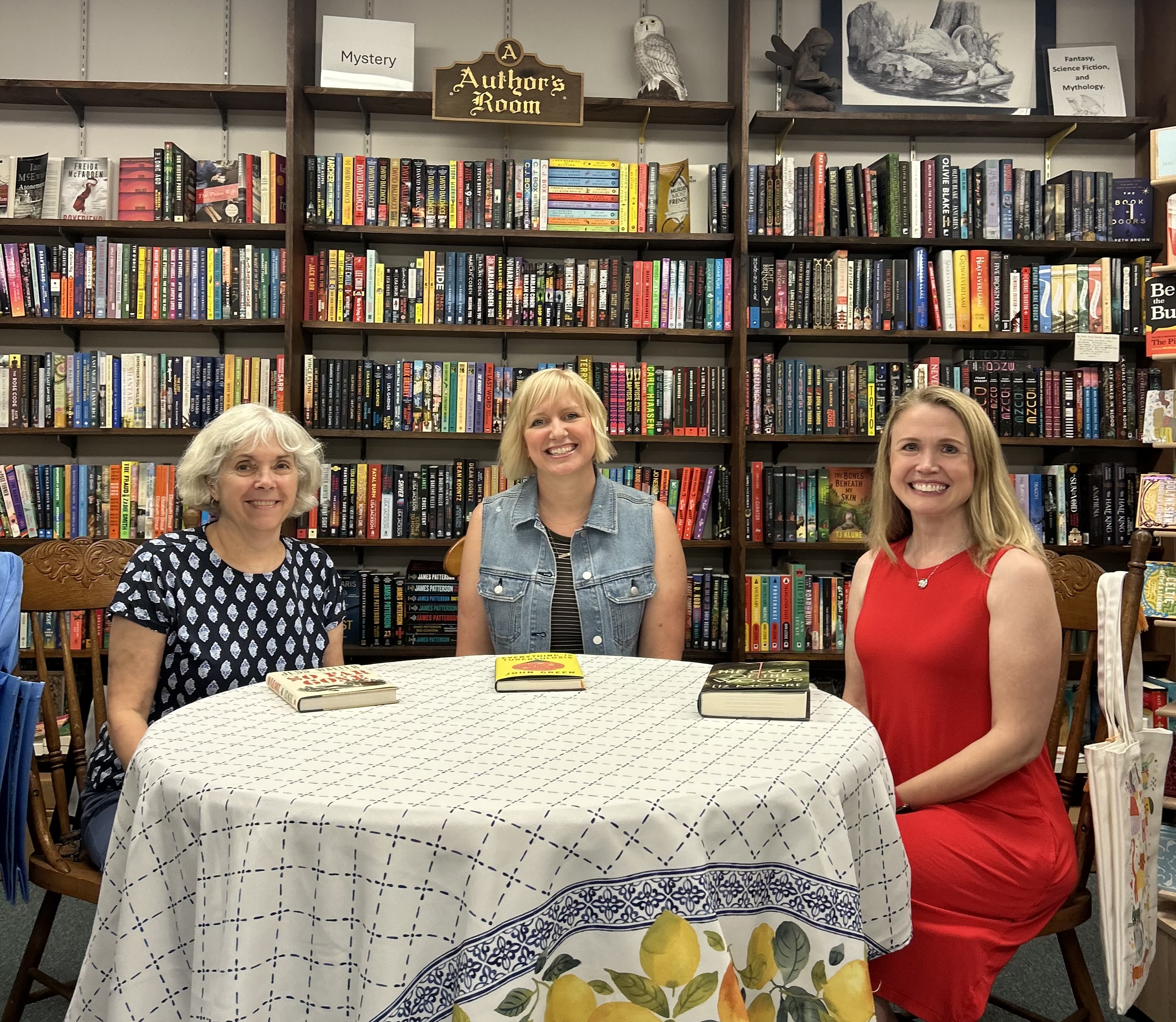 The Bookshelf partners (Left to Right) Chris Weber, Bethany ...